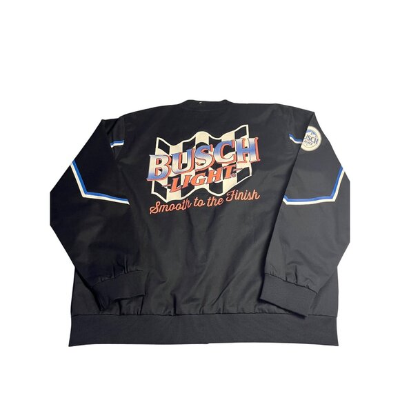 Busch Light | Jackets & Coats | Newbusch Light Racing Jacket Xxl Black ...